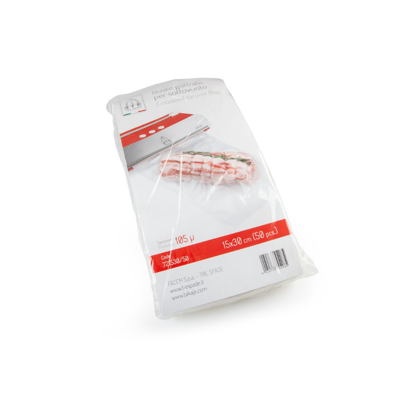 Embossed Vacuum Bags 150mm x 300mm (50)