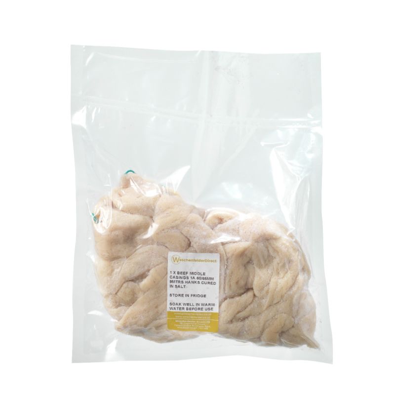 Beef Middle Casings 60/65mm 9Mtrs