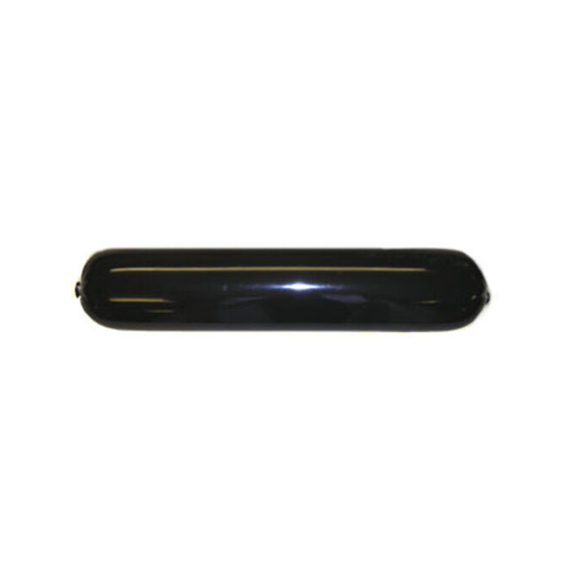 Plain Plastic Black Pudding Sleeves 72mm x 50cm (50)